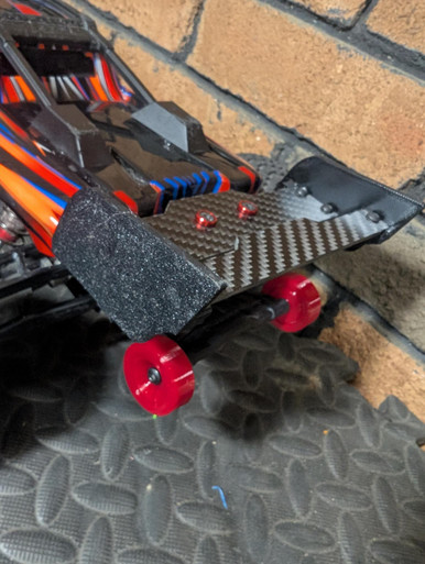 Wheelie Bar Wheels - Compatible w/ Traxxas Mini Maxx/XRT & More