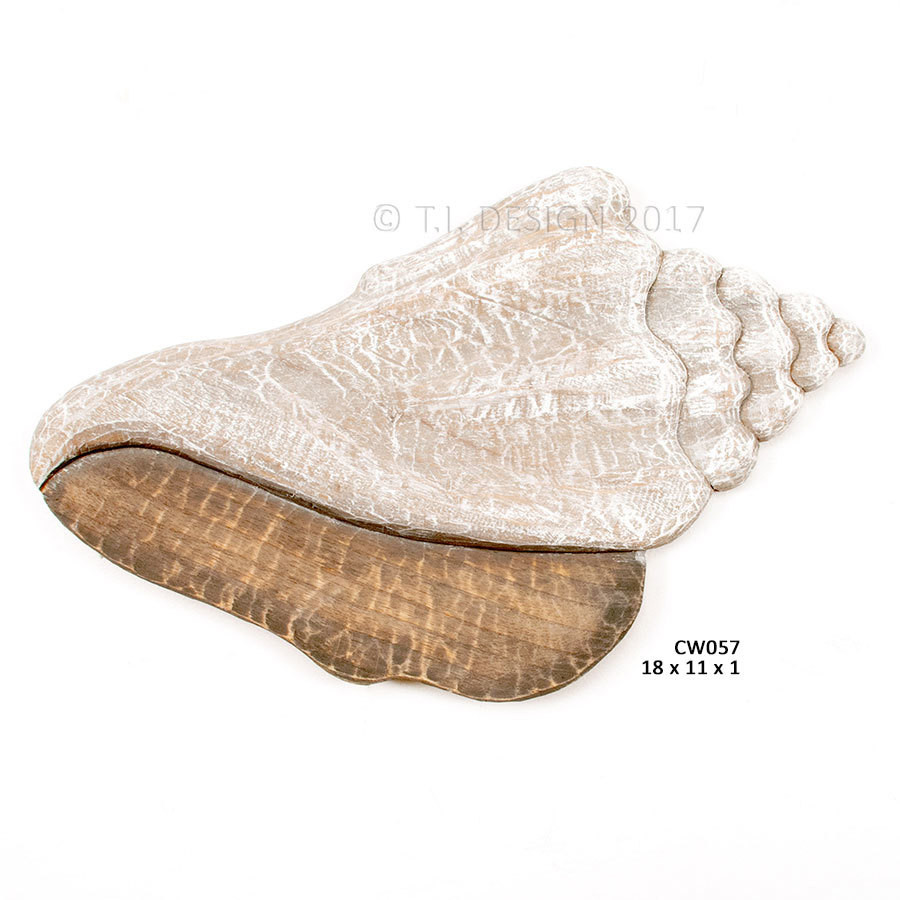 Wooden Conch Wall Art CW057