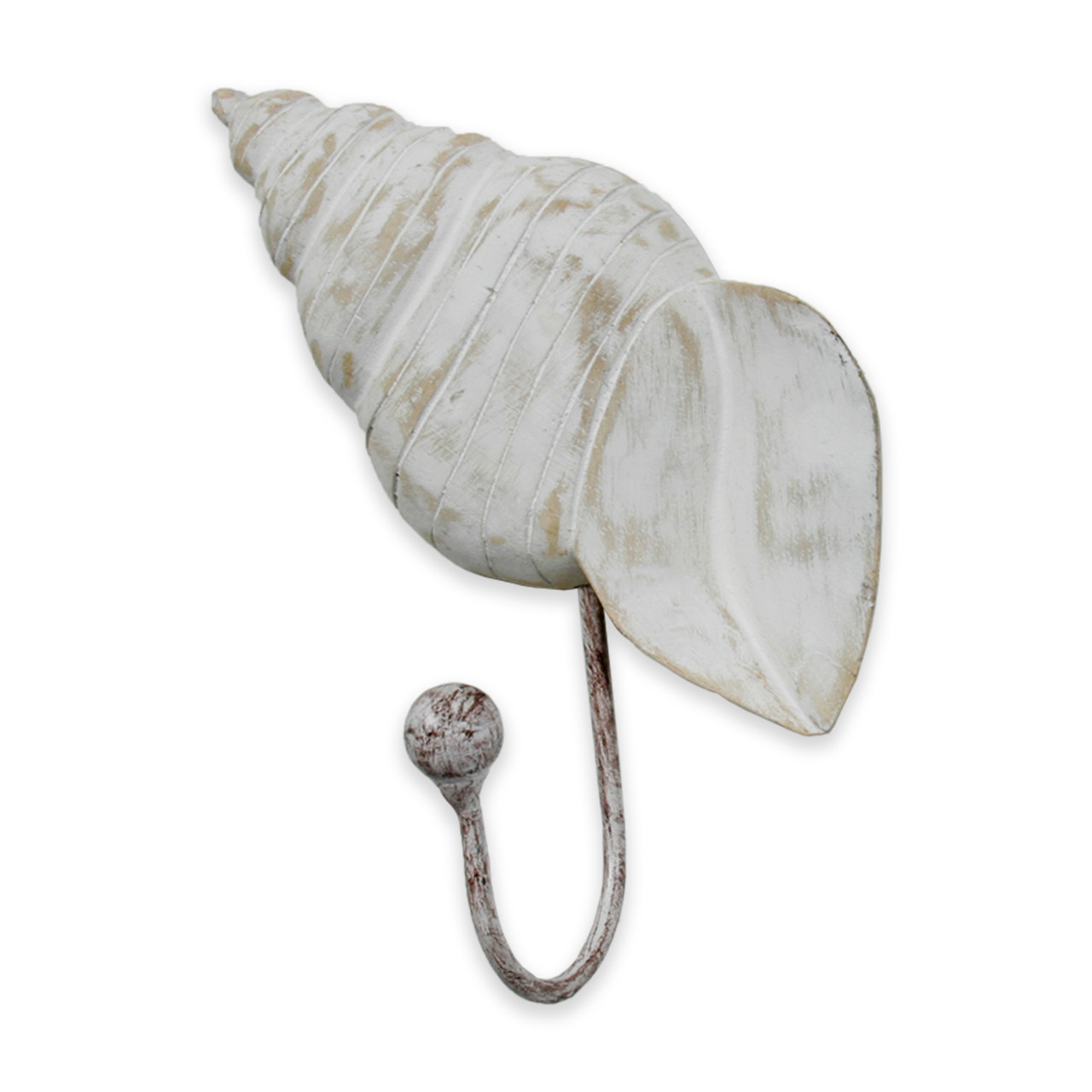 Turban Shell Wooden Wall Hook