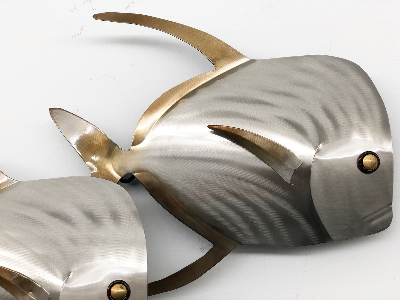 Lookdown Fish Pair Metal Wall Decor - MM167