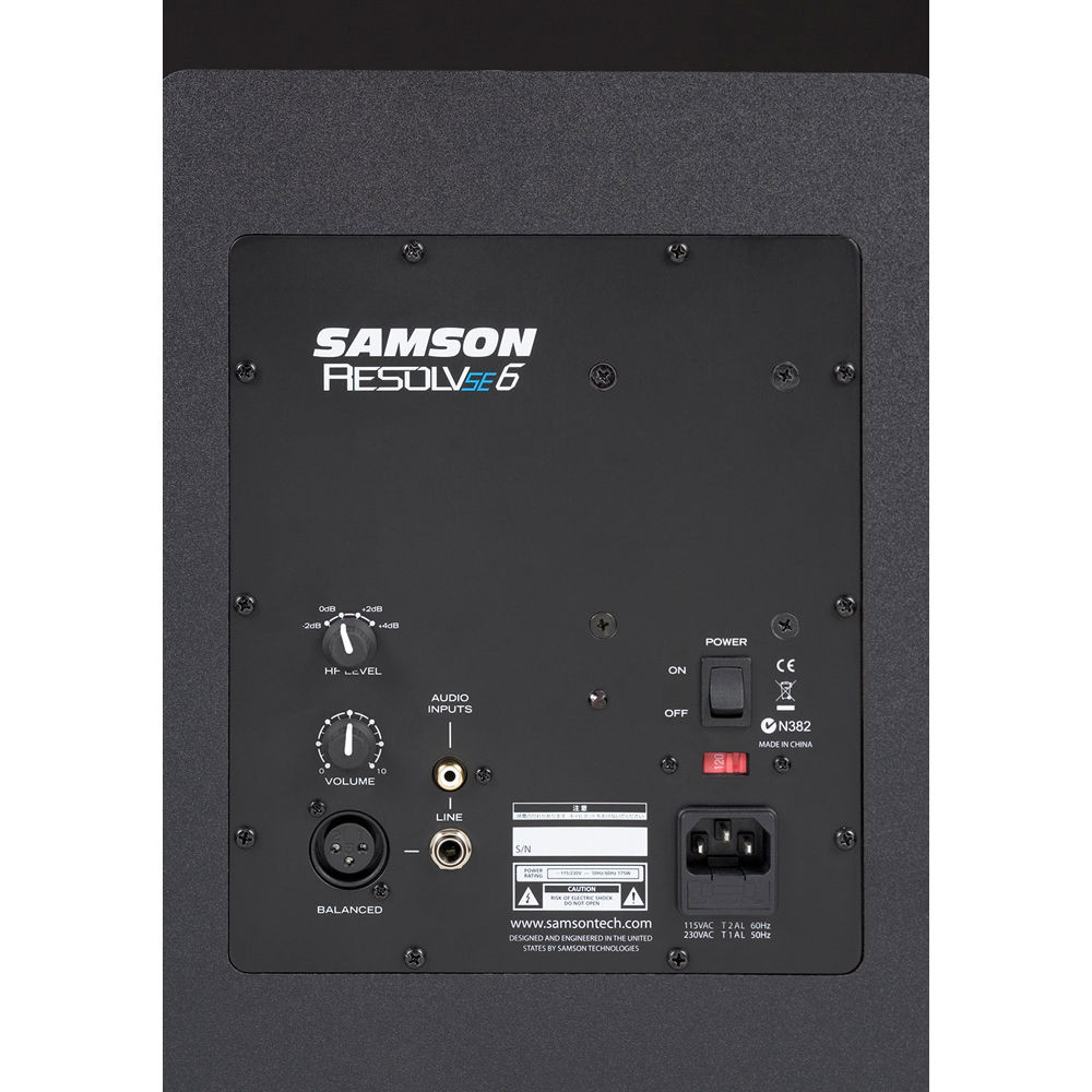 Samson Resolv SE6 Active Monitor | FrontEndAudio.com