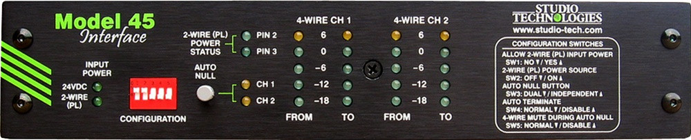 Studio Technologies Model 45A Interface | FrontEndAudio.com