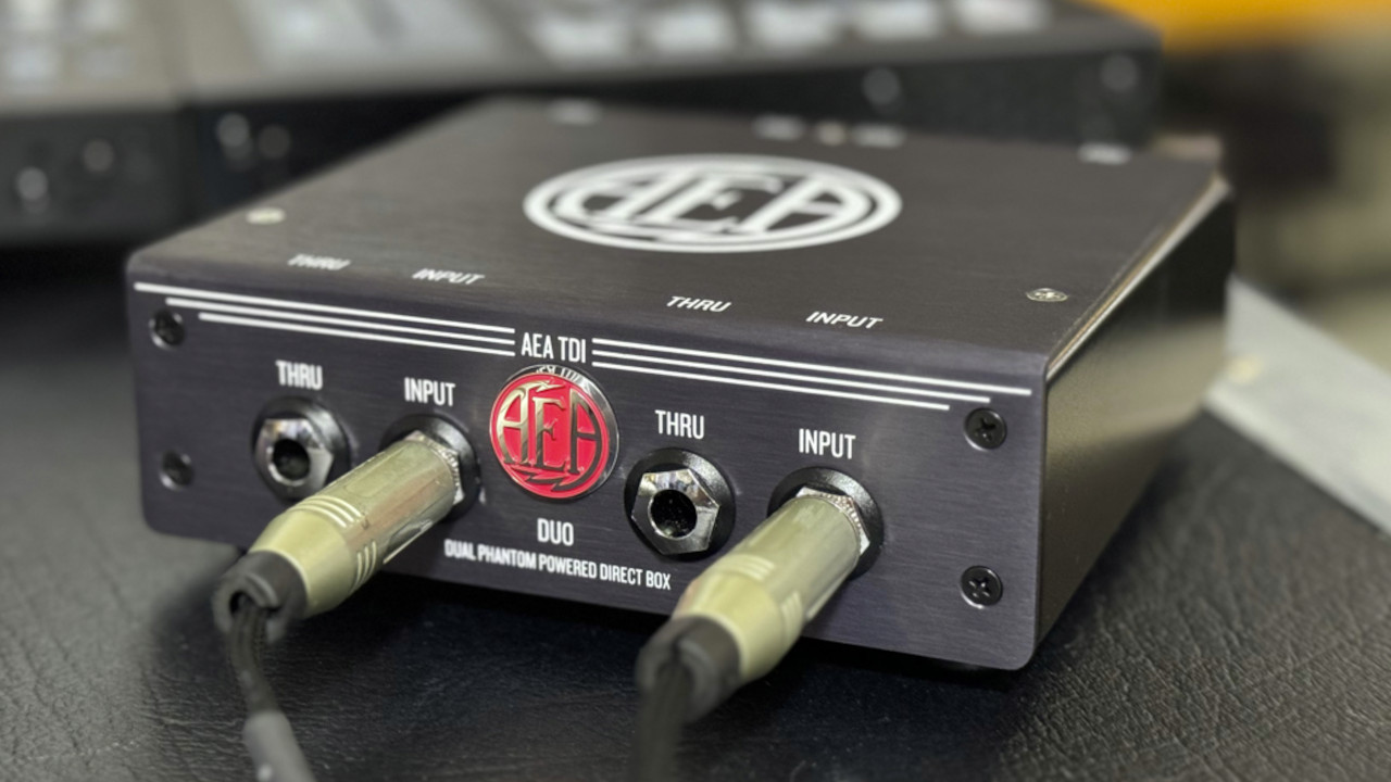 Introducing the AEA TDI Duo Phantom Powered Direct Box - Front End Audio