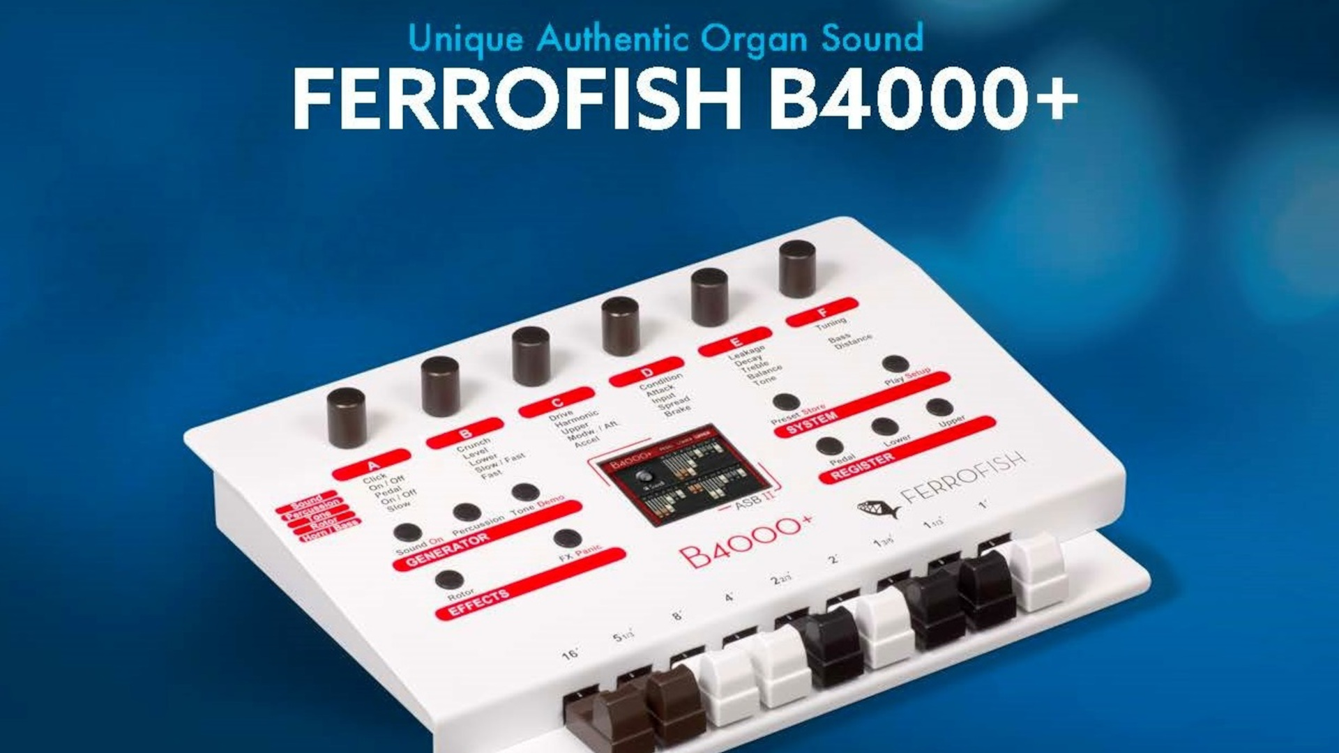 Ferrofish B4000+ Organ Module Ferrofish New Pricing! - Front End Audio