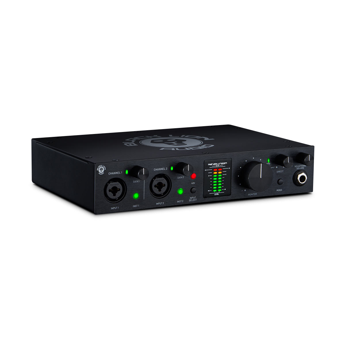 The Black Lion Audio Revolution 2x2 USB Audio Interface - Front End Audio