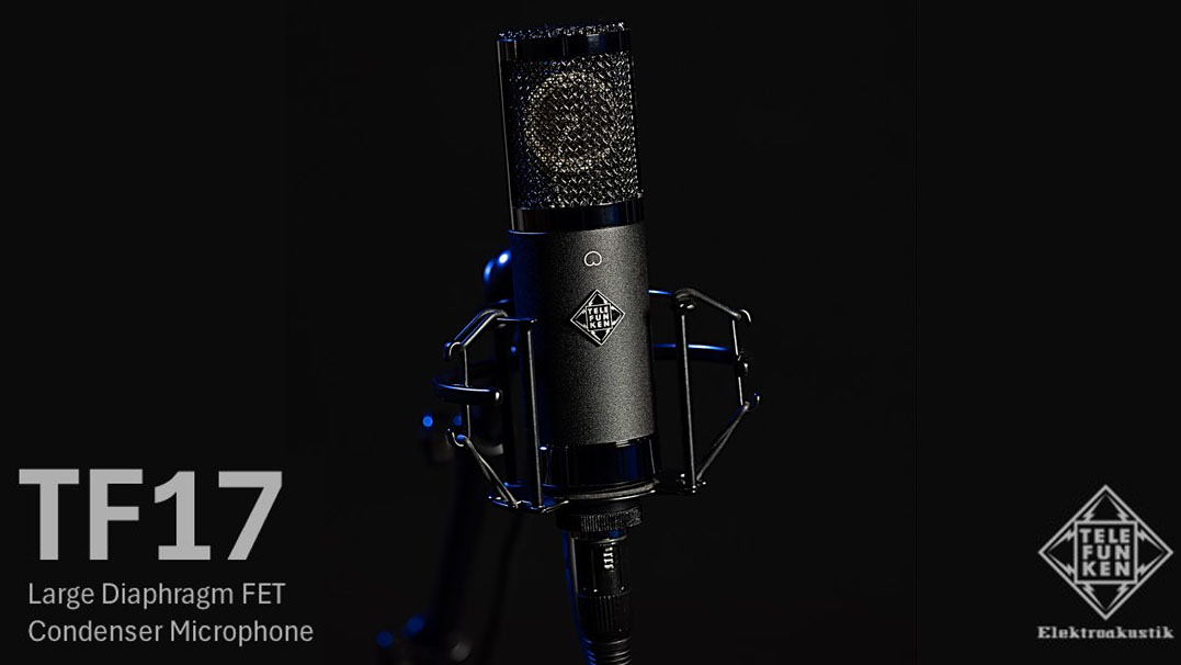 Introducing the Telefunken Elektroakustik TF17 FET Microphone - Front ...