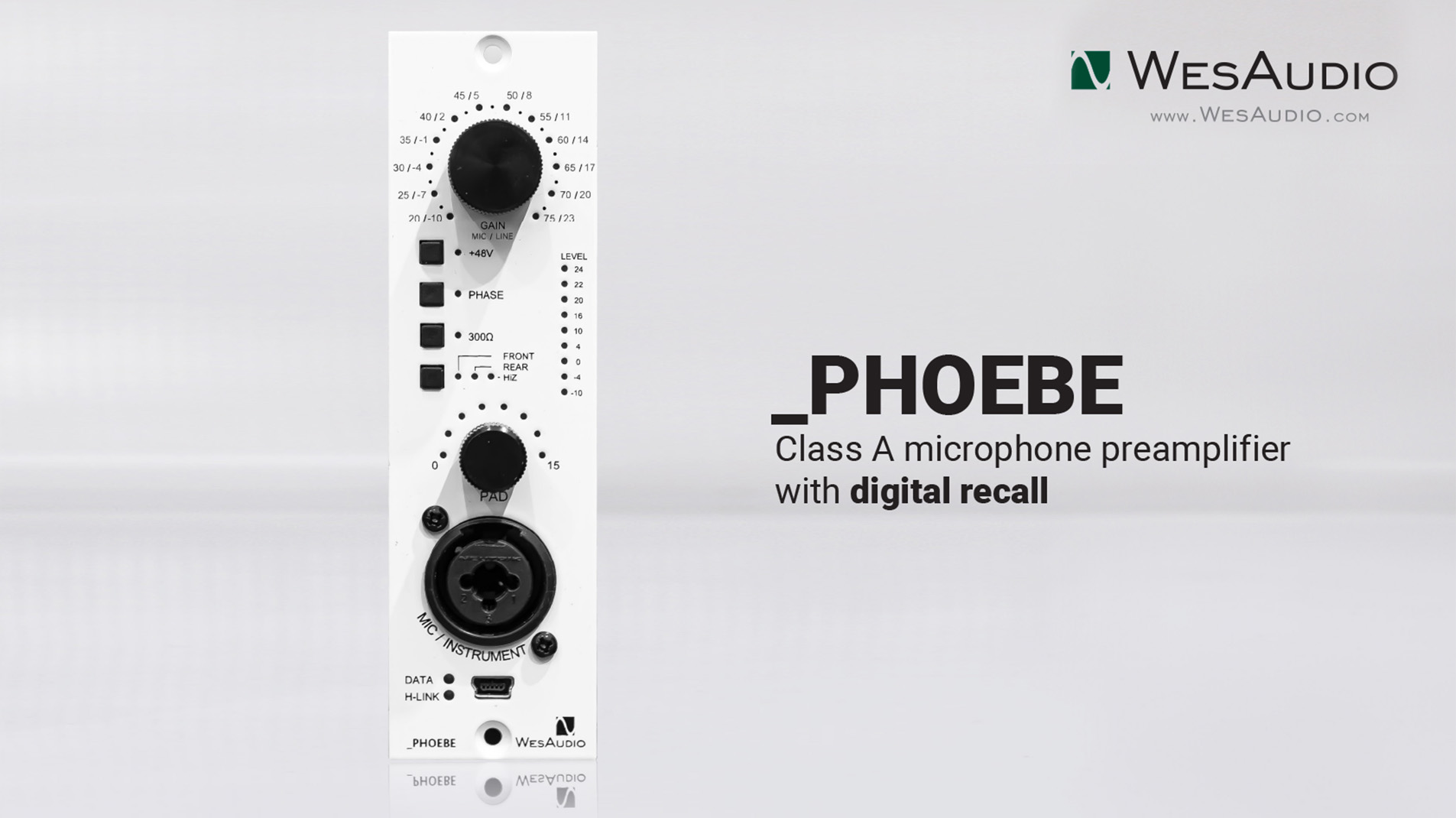 Introducing the new WesAudio PHOEBE Preamp at Front End Audio! - Front ...