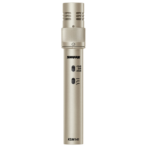 Shure KSM141/SL Small Diaphragm Microphone | FrontEndAudio.com