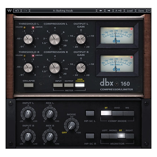 Waves dbx 160 Compressor Plug-In | FrontEndAudio.com