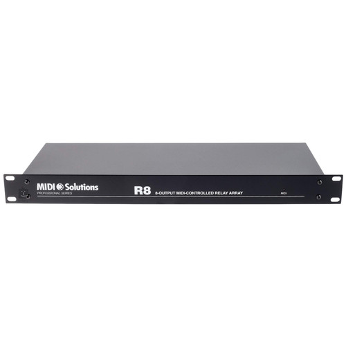 MIDI Solutions R8 8-Output MIDI-Controlled Relay Array | FrontEndAudio.com