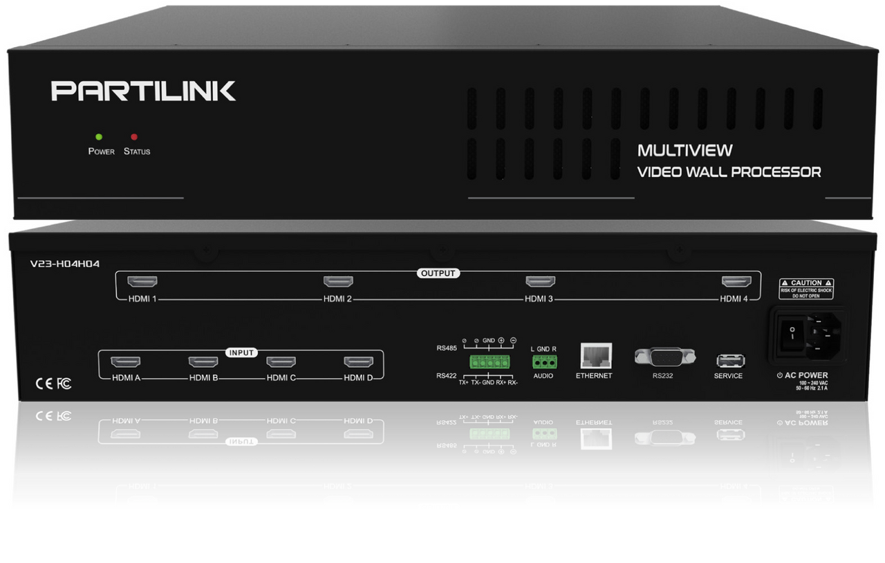 MW4-4 Multiview Video Wall Processor 4 inputs - 4 outputs HDMI 2.0 ...