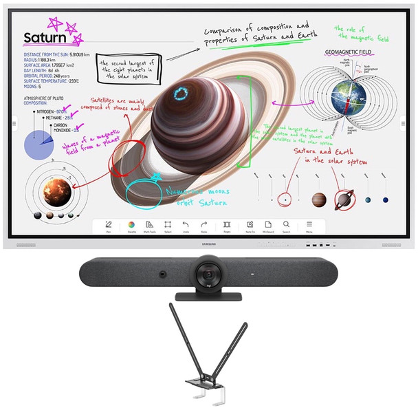 75" Samsung Interactive Pro + Logitech Rally Bar - VideoLink®