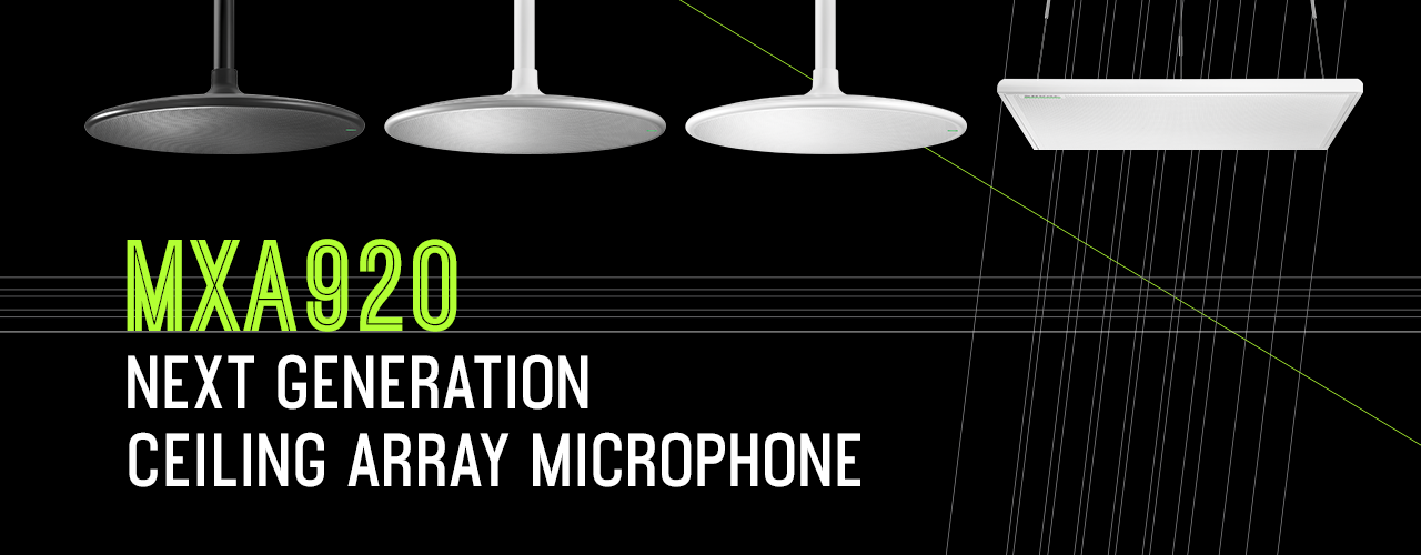 Shure Releases MXA920 NEXT GENERATION Ceiling Array Microphone - VideoLink®