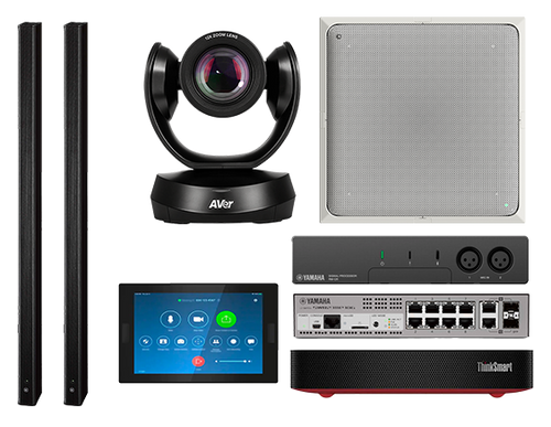 Lenovo AVer Large Room Ceiling Mic Solution for Zoom Rooms - VideoLink®