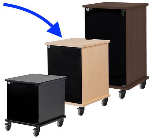 AVF Rack-16, 16U Deluxe Mobile Rack - VideoLink®