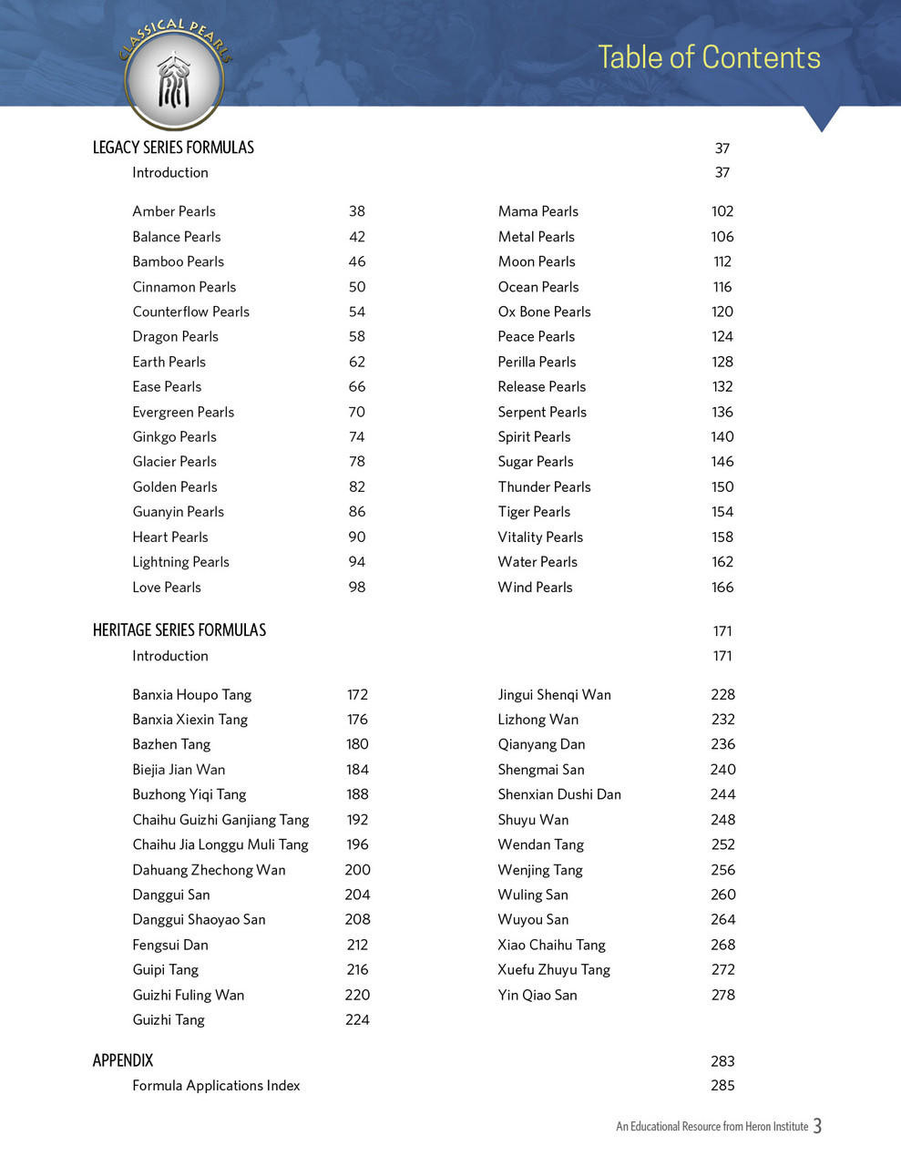 Classical Pearls Clinical Reference Guide (2019) [Downloadable PDF]