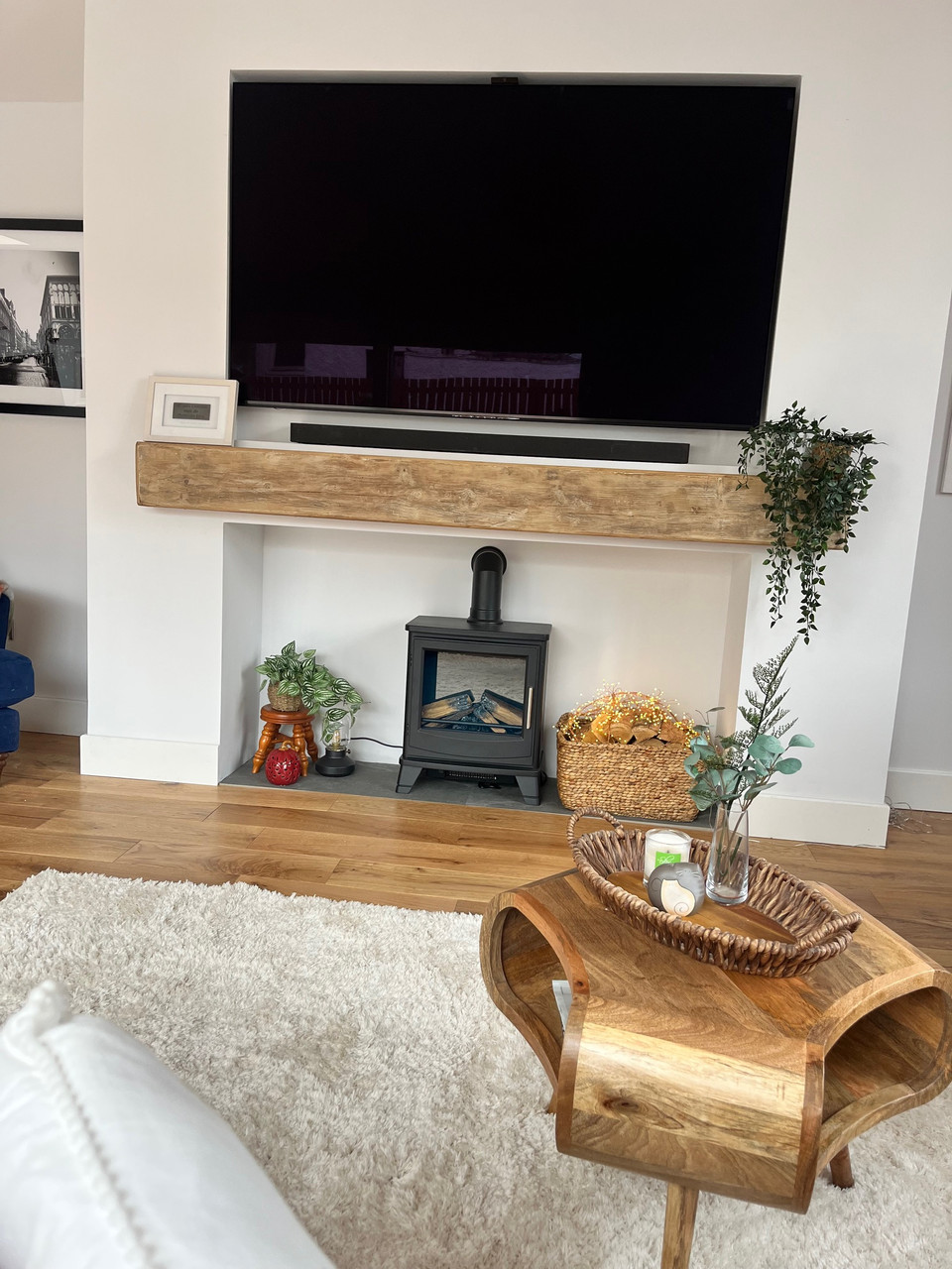 Rustic Reclaimed Wood Fireplace Mantel Beam | Made-to-Order Any Size ...