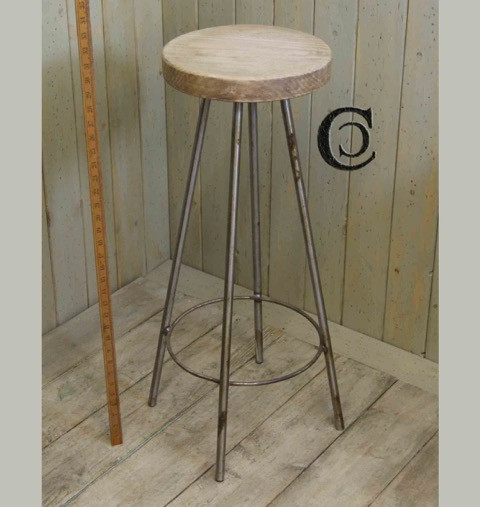 Vintage Wooden Milking Stool | Rustic Farm Stool
