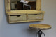 rustic industrial Salon Barber shop Styling Station with Drawer