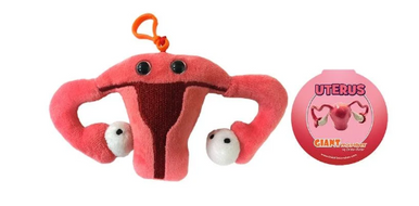 Uterus Keychain - Mary Baldwin Campus Store