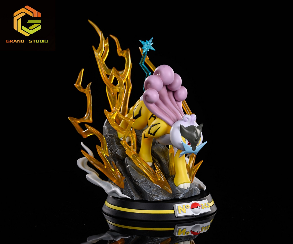 * Pre-order * Grand Studio Pokémon Raikou Resin Statue - Bucket&Shovel