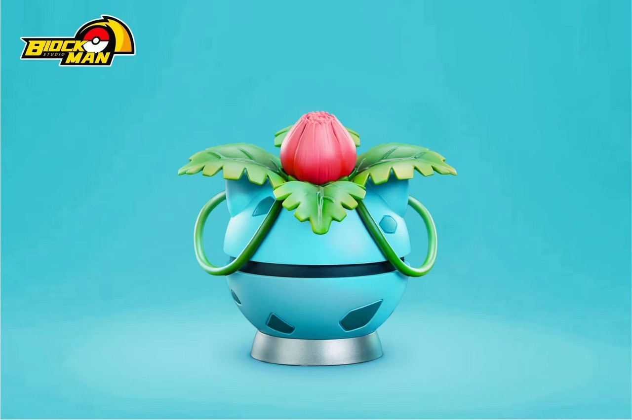 * Pre-order * BlockMan Studio Pokémon Venusaur Poké Ball Resin Statue ...