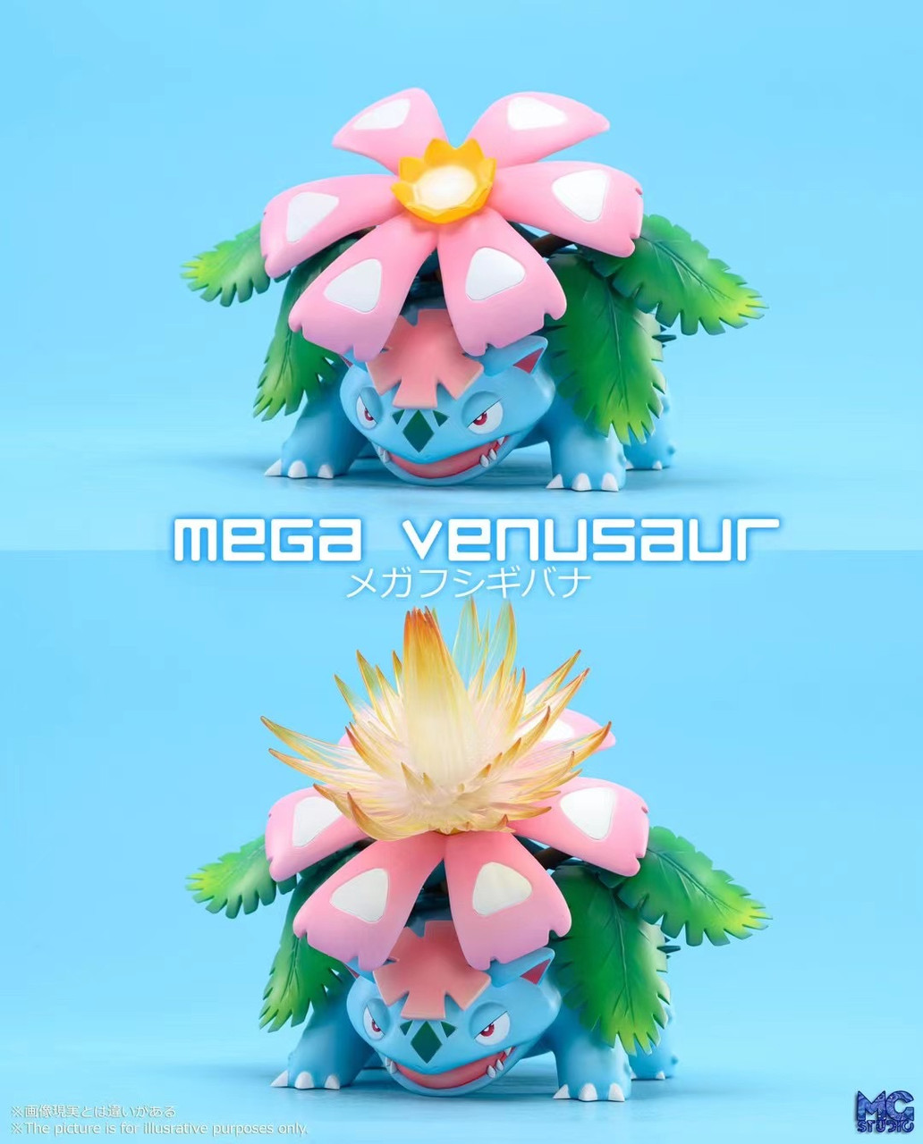 * Pre-order *MG Studio Pokémon Blastoise＆Venusaur Resin Statue - Bucket ...