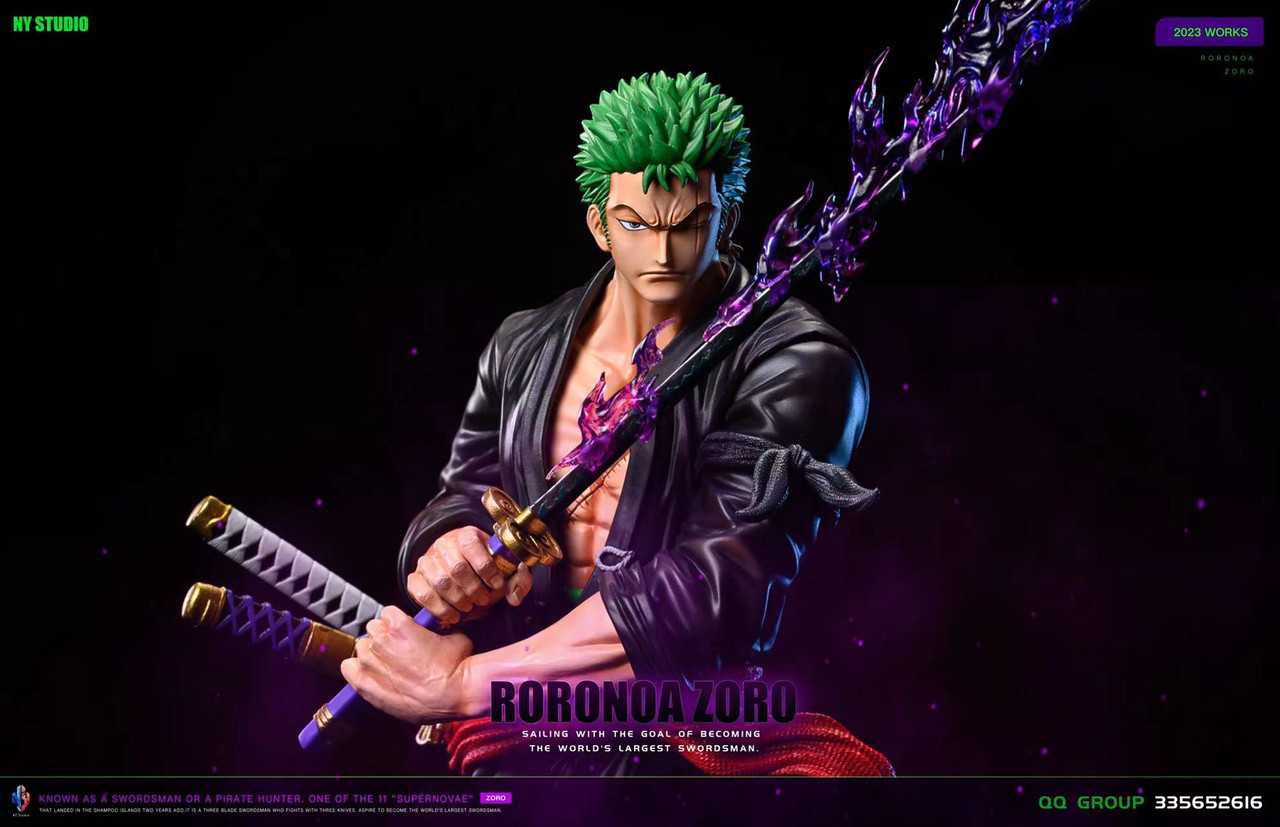 * Pre-order * NY Studio One Piece Roronoa Zoro Resin Statue - Bucket&Shovel