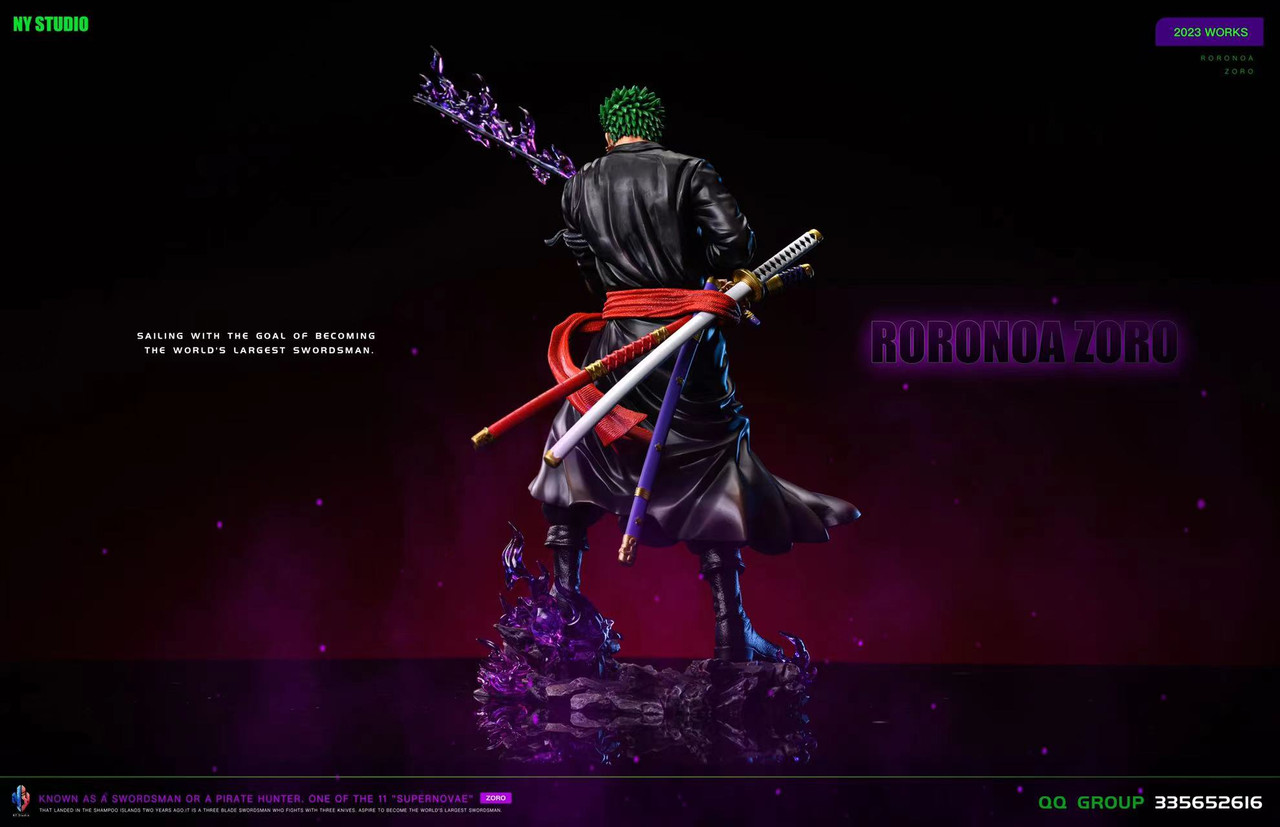 * Pre-order * NY Studio One Piece Roronoa Zoro Resin Statue - Bucket&Shovel