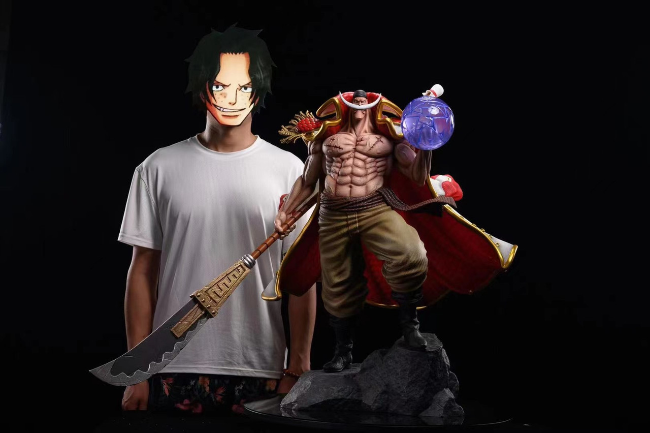 * Pre-order * 70cm+ Studio One Piece Edward Newgate Resin Statue ...
