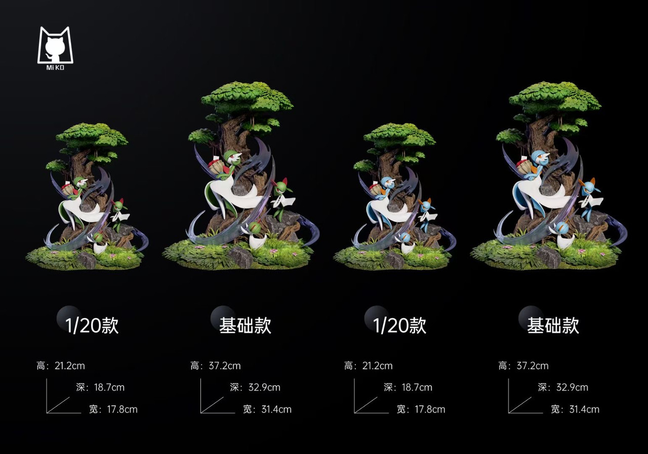 * Pre-order *Miko Studio Pokémon Gardevoir Evolutionary group Resin ...