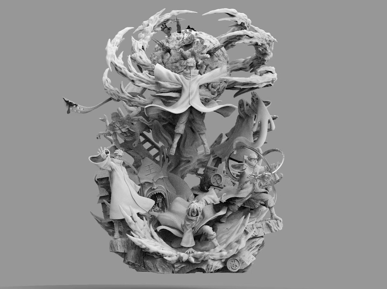 * Pre-order * RanDian Studio Naruto Pain Resin Statue - Bucket&Shovel