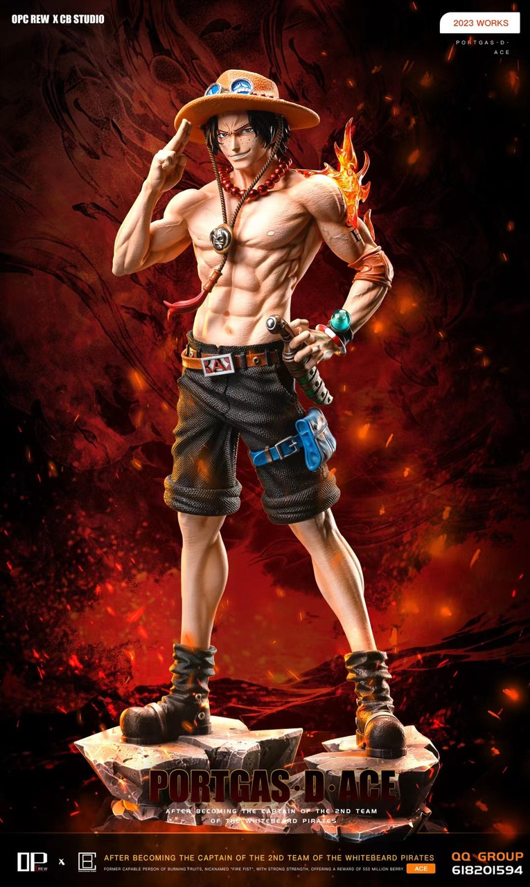 *Pre-order * CousinBrother Studio One Piece Portgas D. Ace Resin Statue ...