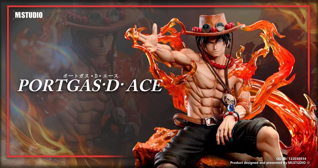 *Pre-order * ML Studio One Piece Portgas·D· Ace Resin Statue - Bucket ...
