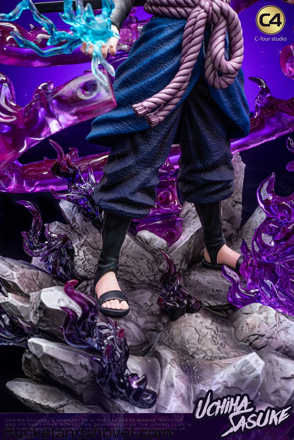 *Pre-order * C4 Studio Naruto Uchiha Sasuke Resin Statue - Bucket&Shovel