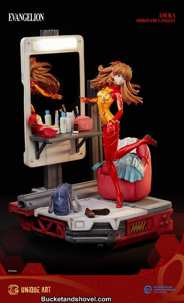 *Pre-order * Unique art Studio EVA 1:4 Asuka Langley Licensed Resin ...