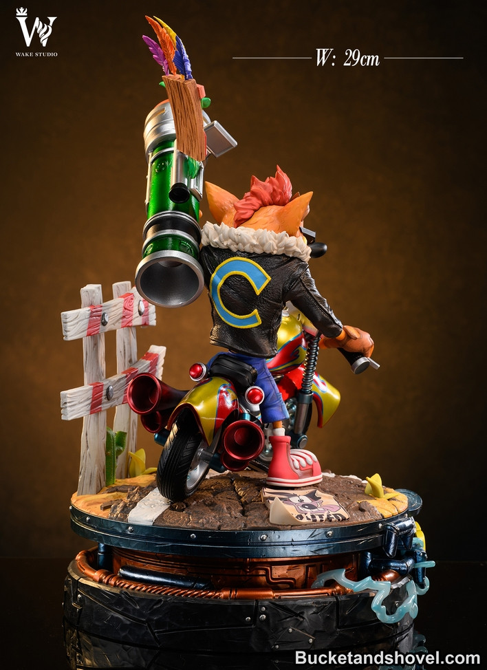 *Pre-order * Wake Studio Crash Bandicoot Resin Statue - Bucket&Shovel