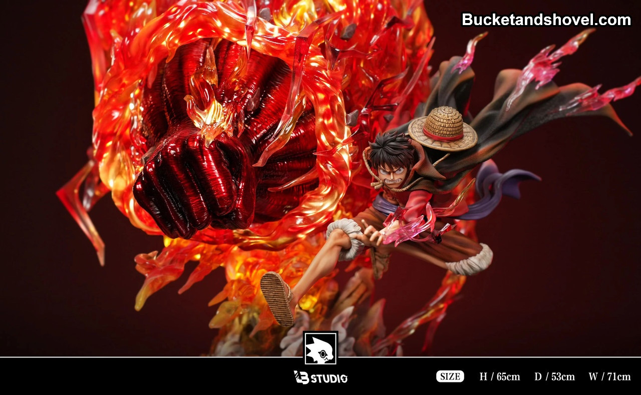 *Pre-order * LB Studio karma fire Monkey D Luffy with LED Resin Statue ...