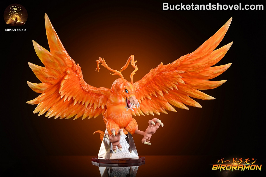 *Pre-order * Miman Studio Digimon Birdramon Resin Statue - Bucket&Shovel