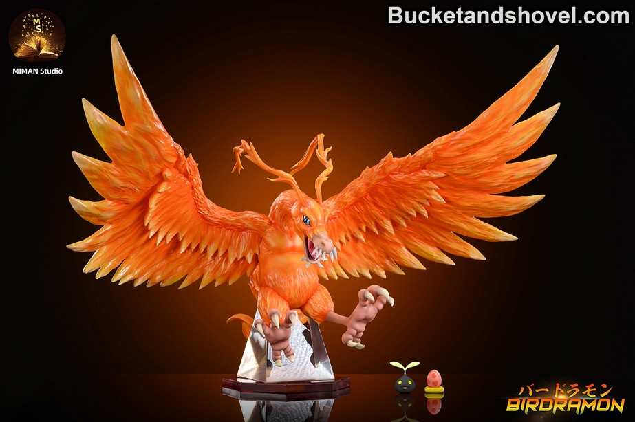 *Pre-order * Miman Studio Digimon Birdramon Resin Statue - Bucket&Shovel
