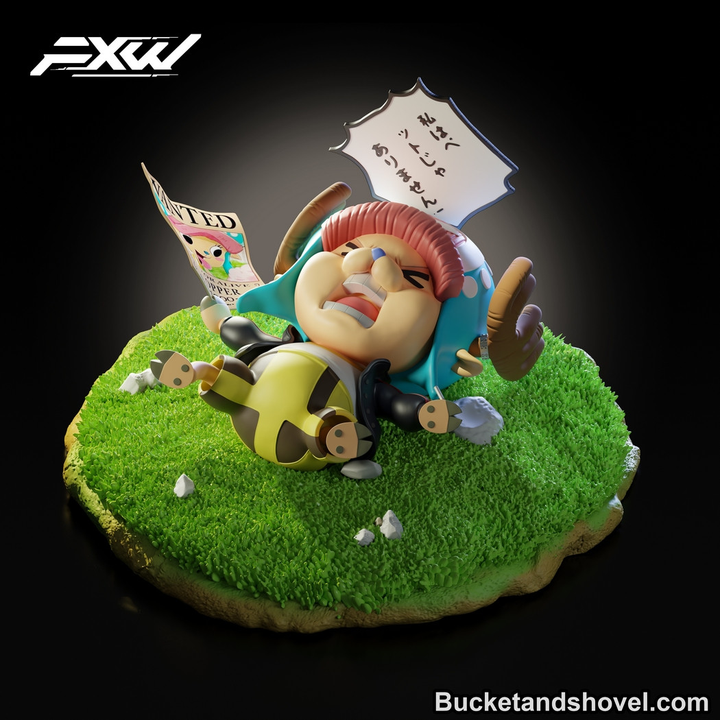 *Pre-order * FXW Studio One Piece Chopper Resin Statue - Bucket&Shovel