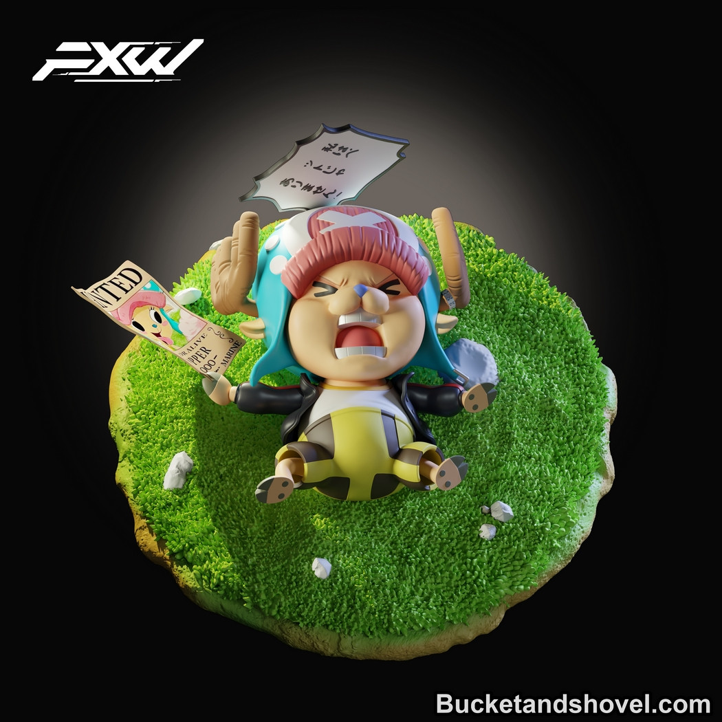 *Pre-order * FXW Studio One Piece Chopper Resin Statue - Bucket&Shovel