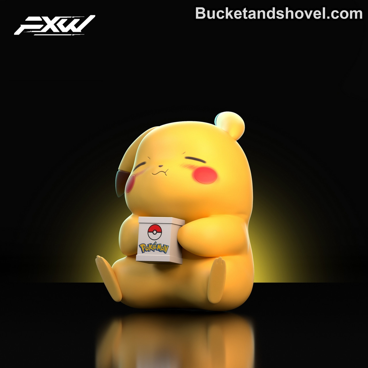 *Pre-order * FXW Studio Pokemon Pikachu Resin Statue - Bucket&Shovel