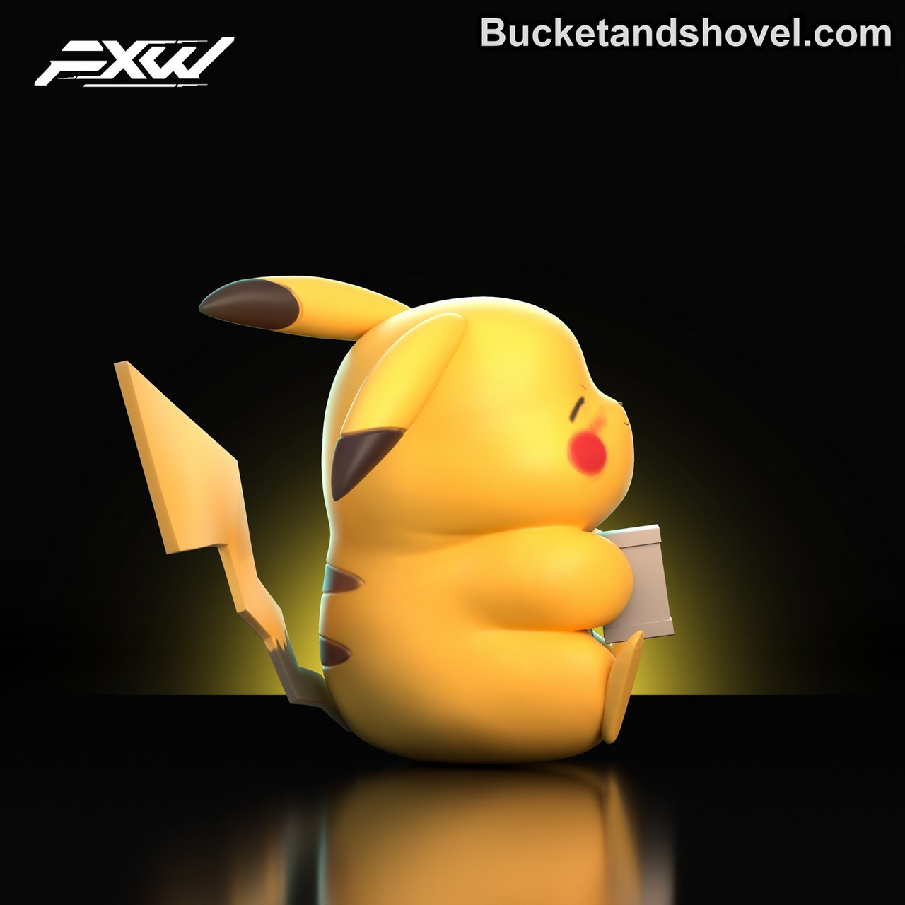 *Pre-order * FXW Studio Pokemon Pikachu Resin Statue - Bucket&Shovel