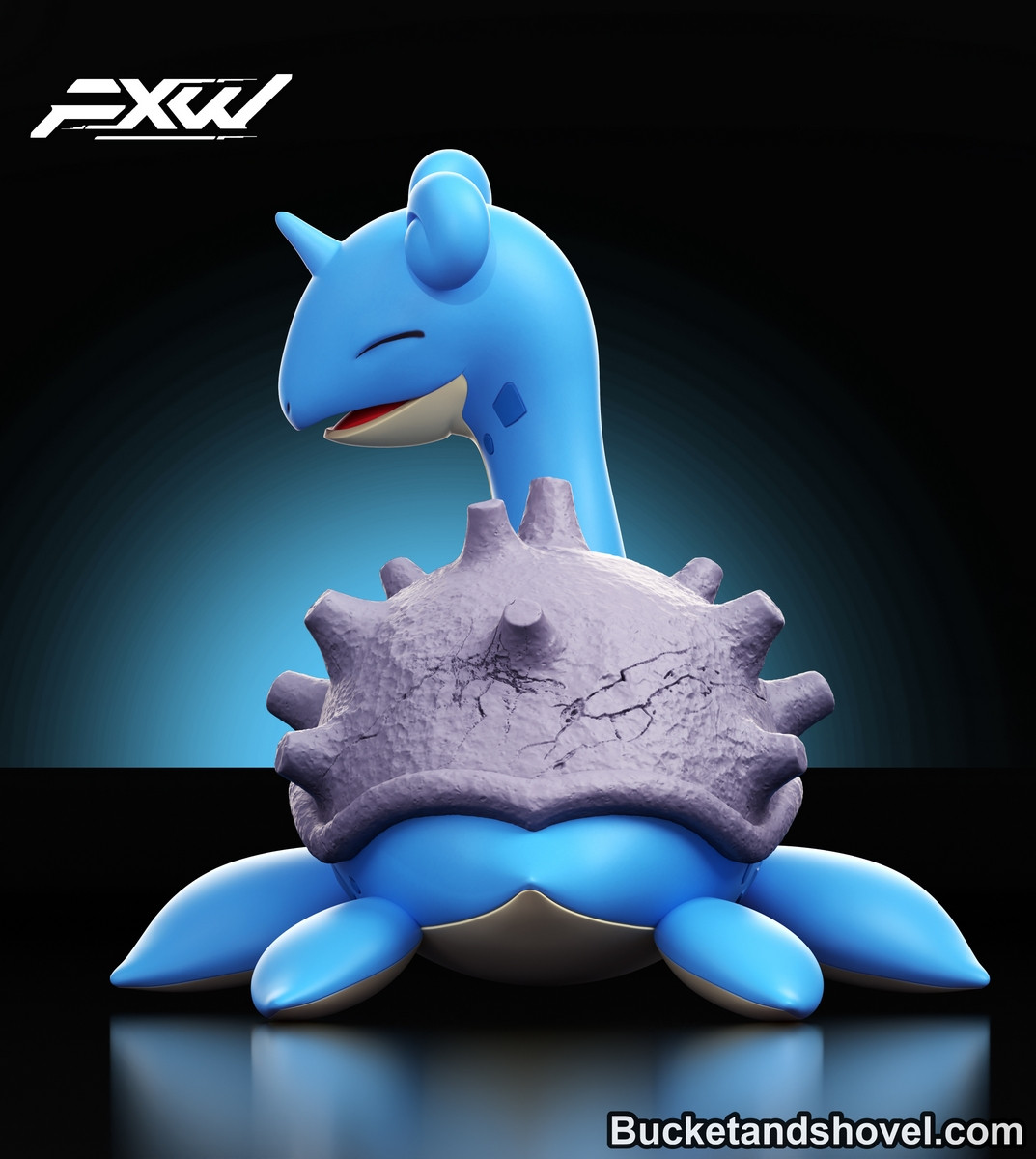 *Pre-order * FXW Studio Pokemon Lapras Resin Statue - Bucket&Shovel