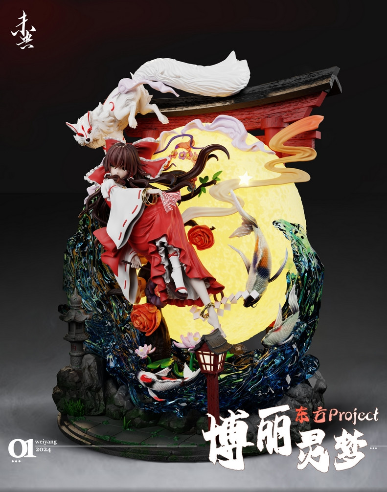 *Pre-order * Weiyang Studio Hakurei Reimu Resin Statue - Bucket&Shovel