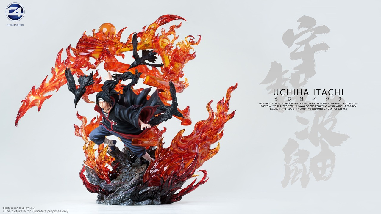 *Pre-order * C4 Studio Naruto Uchiha Itachi Resin Statue - Bucket&Shovel