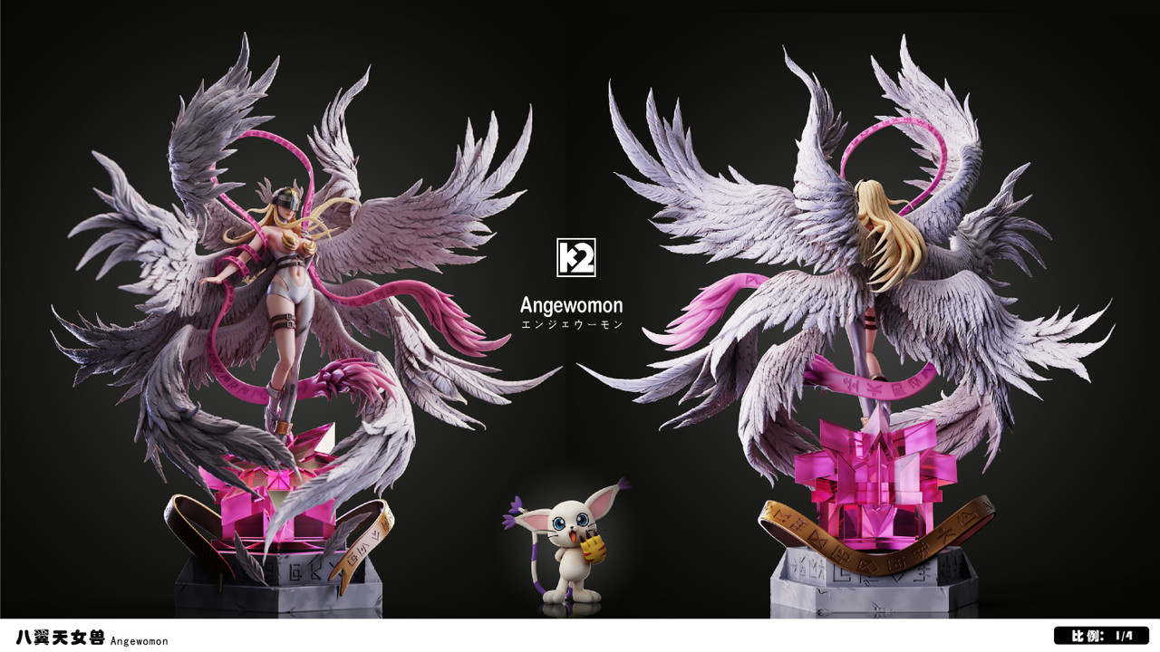 *Pre-order * K2 Studio Digimon Angewomon Resin Statue - Bucket&Shovel