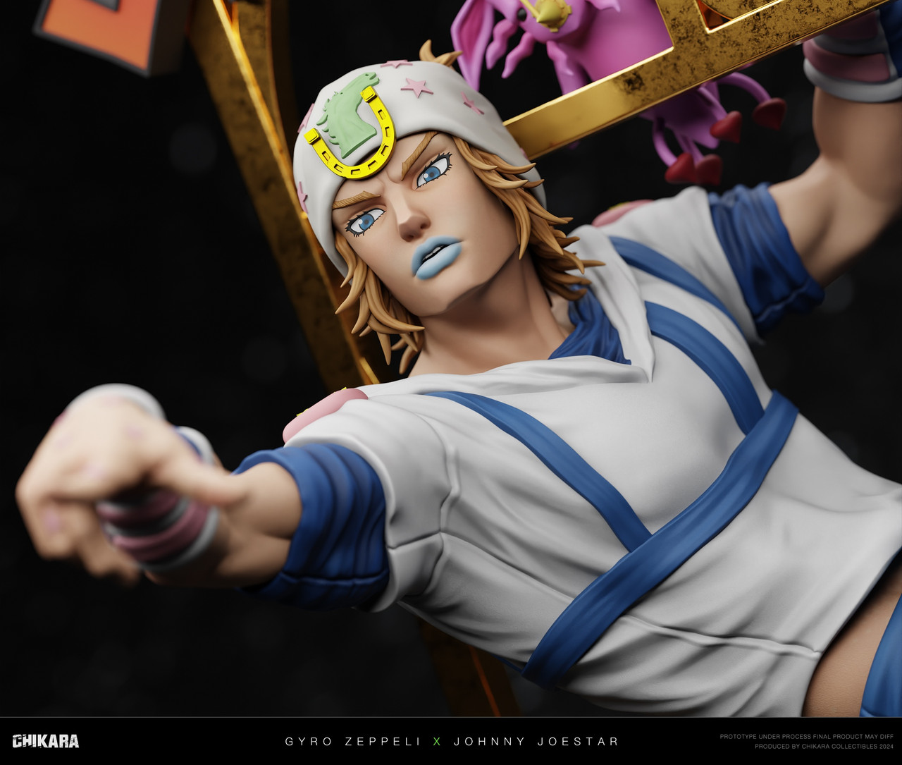 *Pre-order * Chikara Studio JO JO Steel Ball Run Gyro Zeppeli＆Jonathan ...