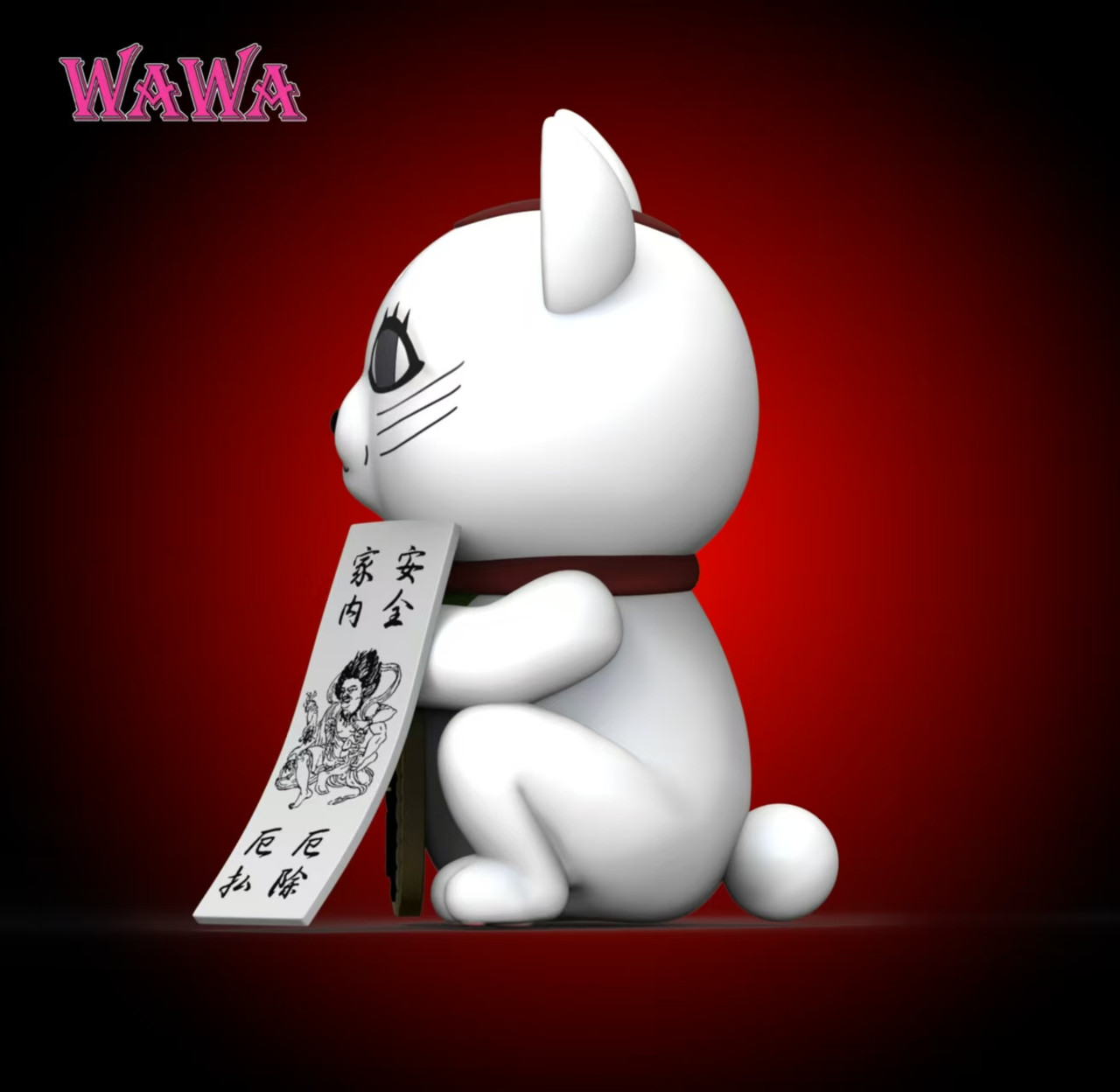 *Pre-order * Wawa Studio DAN DA DAN turbo granny Fortune cat Resin ...